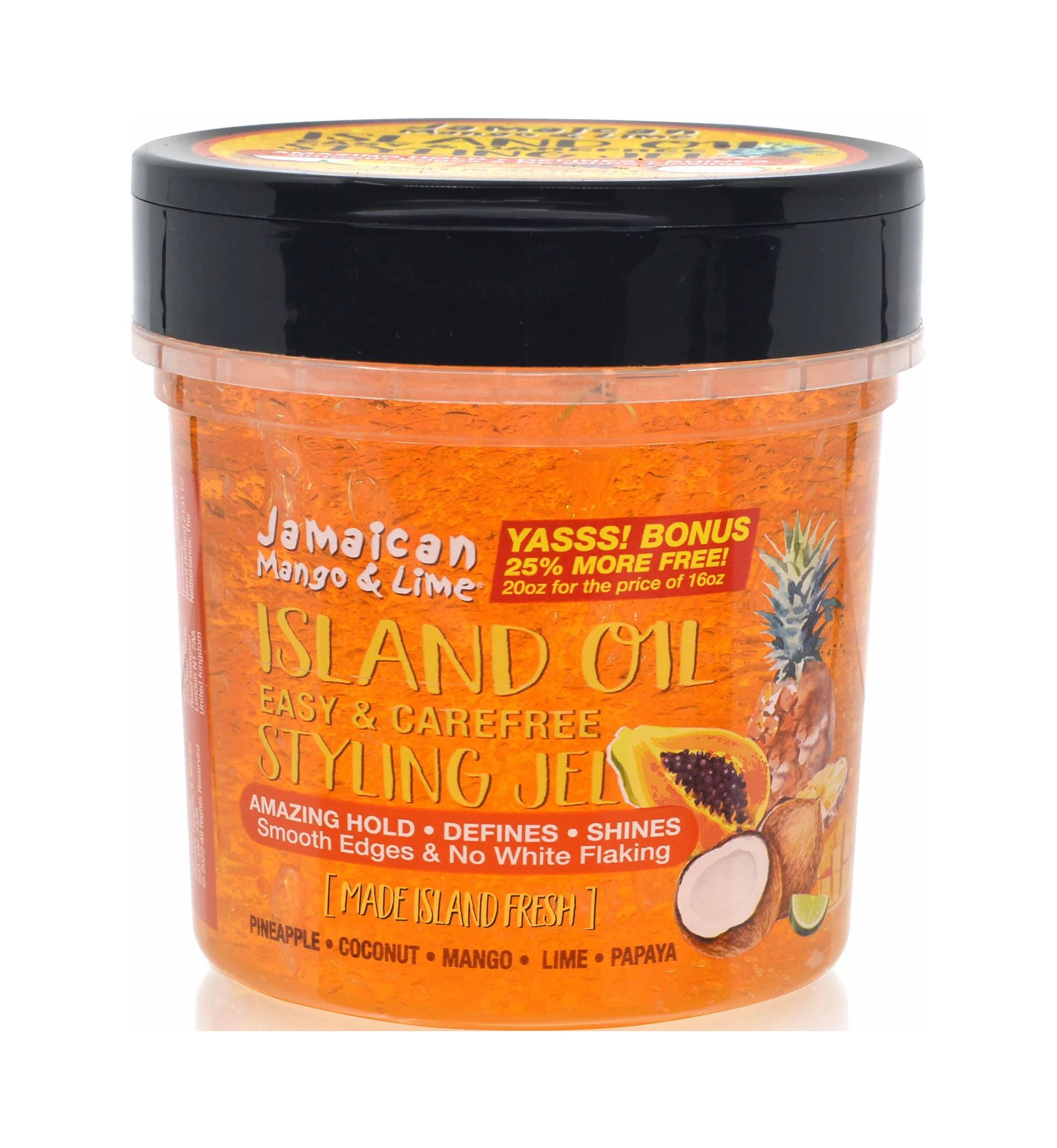 Jamaican Mango & Lime Island Oil Styling Gel 8 oz - Walmart.com