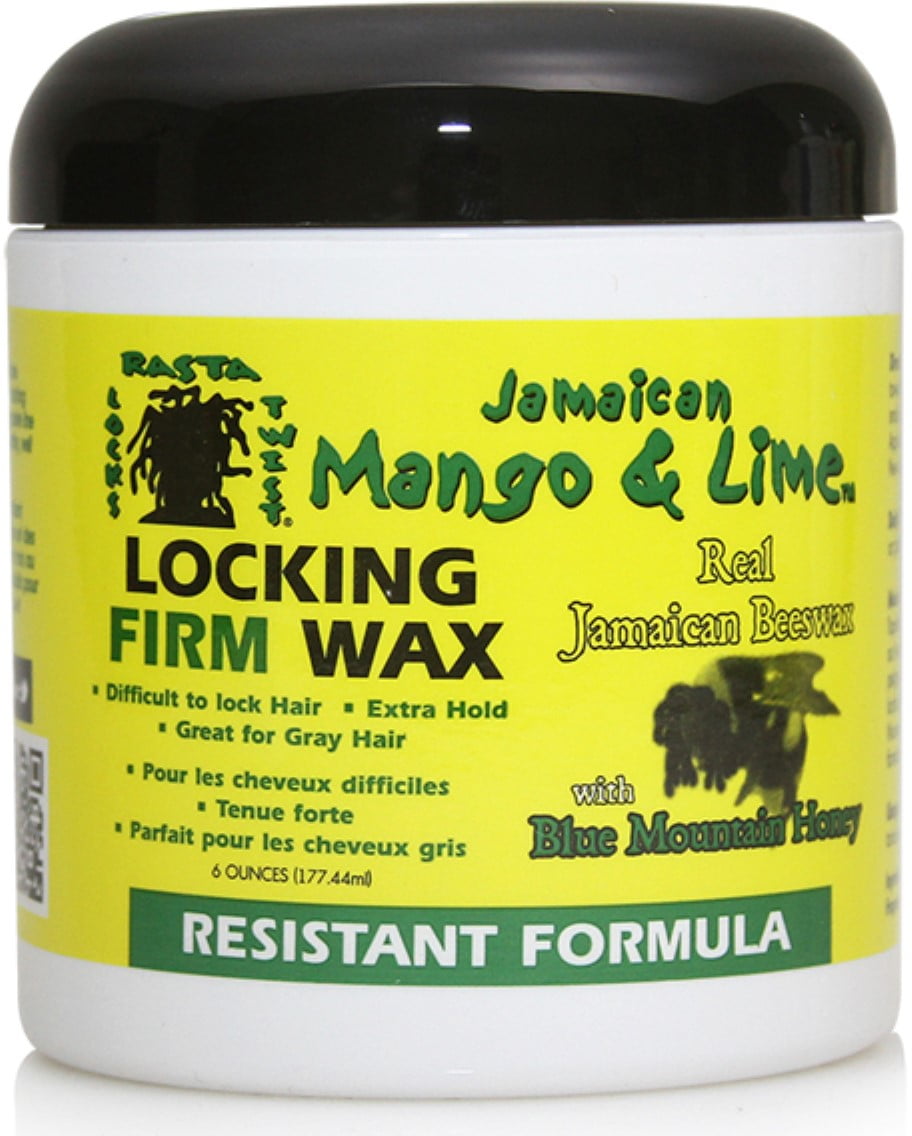 Jamaican Mango & Lime Locking Firm Wax Resistant Formula, 6 oz (Pack of ...