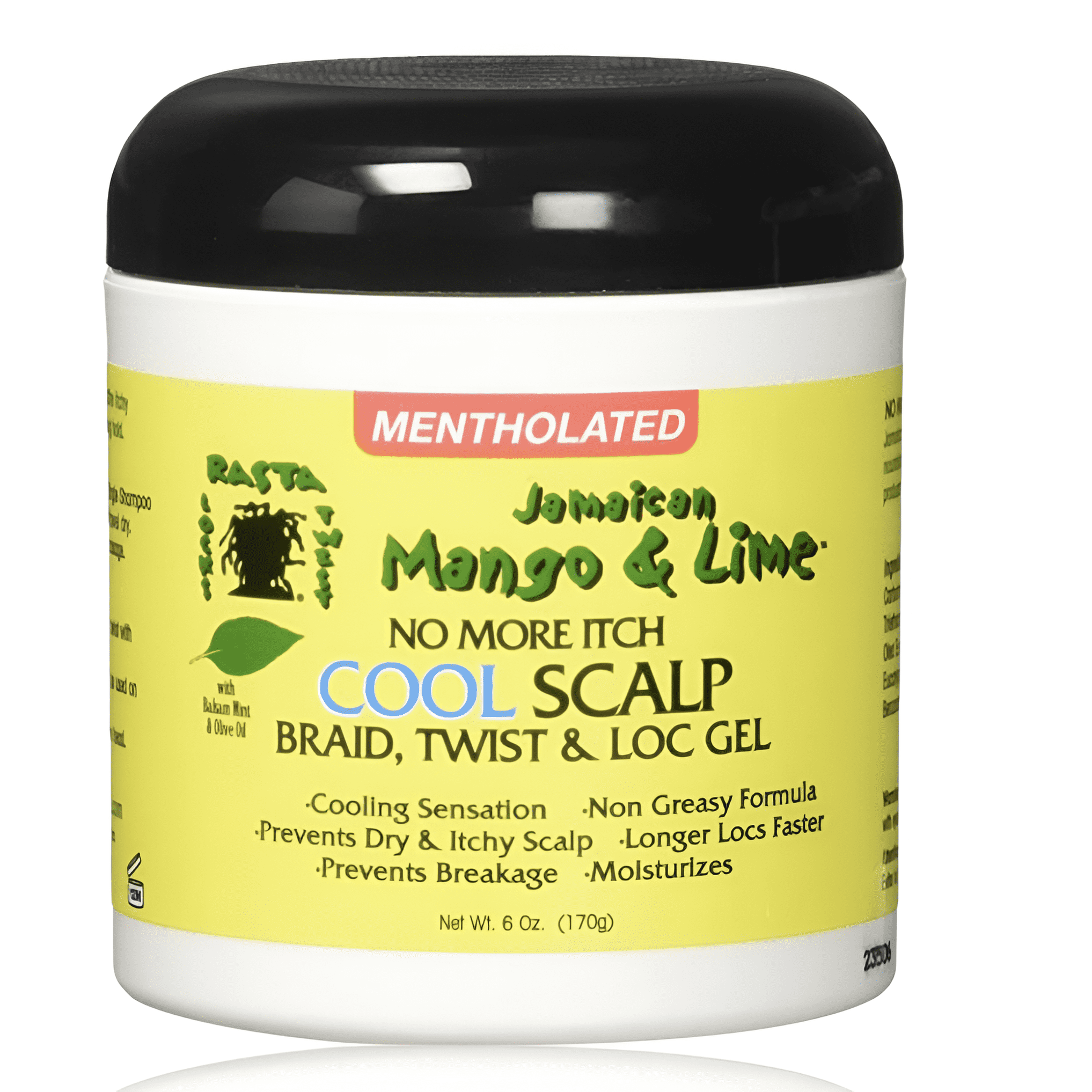 Jamaican Mango & Lime No More Itch Cool Scalp Braid, Twist & Lock Gel 6 ...