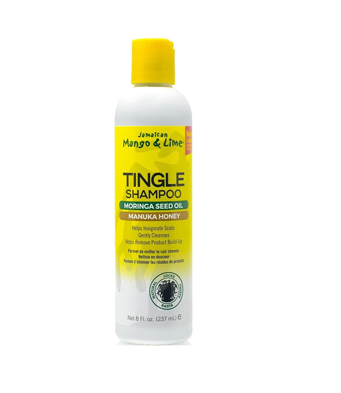 Jamaican Mango & Lime Tingle Shampoo, 8 oz for Itchy Scalp Relief ...