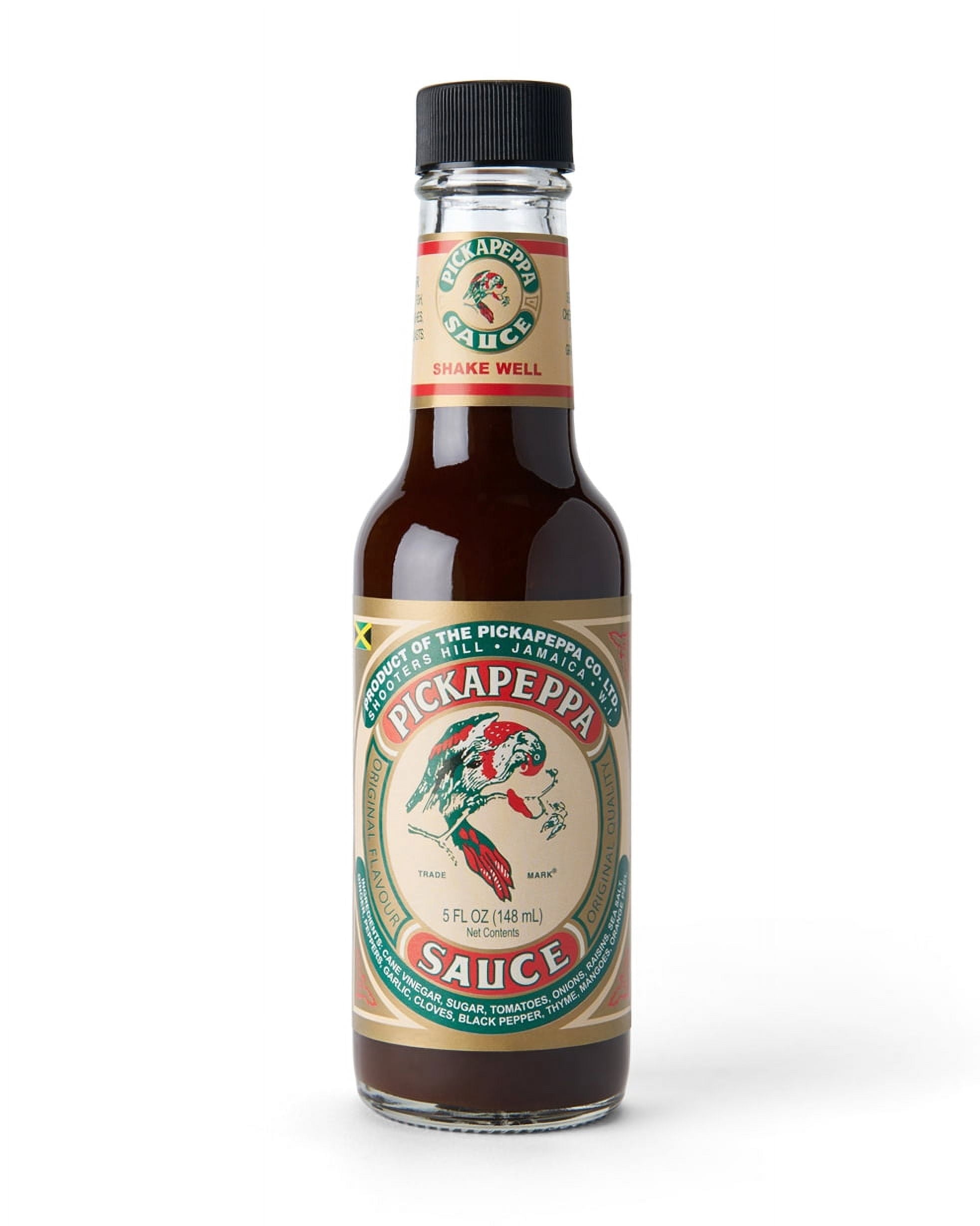 Pickapeppa Jamaican Original Sauce - 5 Ounce, Aged in Oak Barrels ...