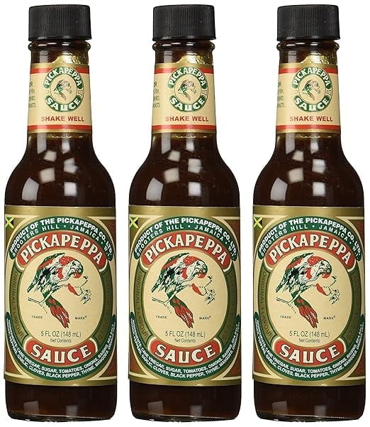 Jamaican Pickapeppa Sauce Original for Marinades, Dipping and Salads 5 ...