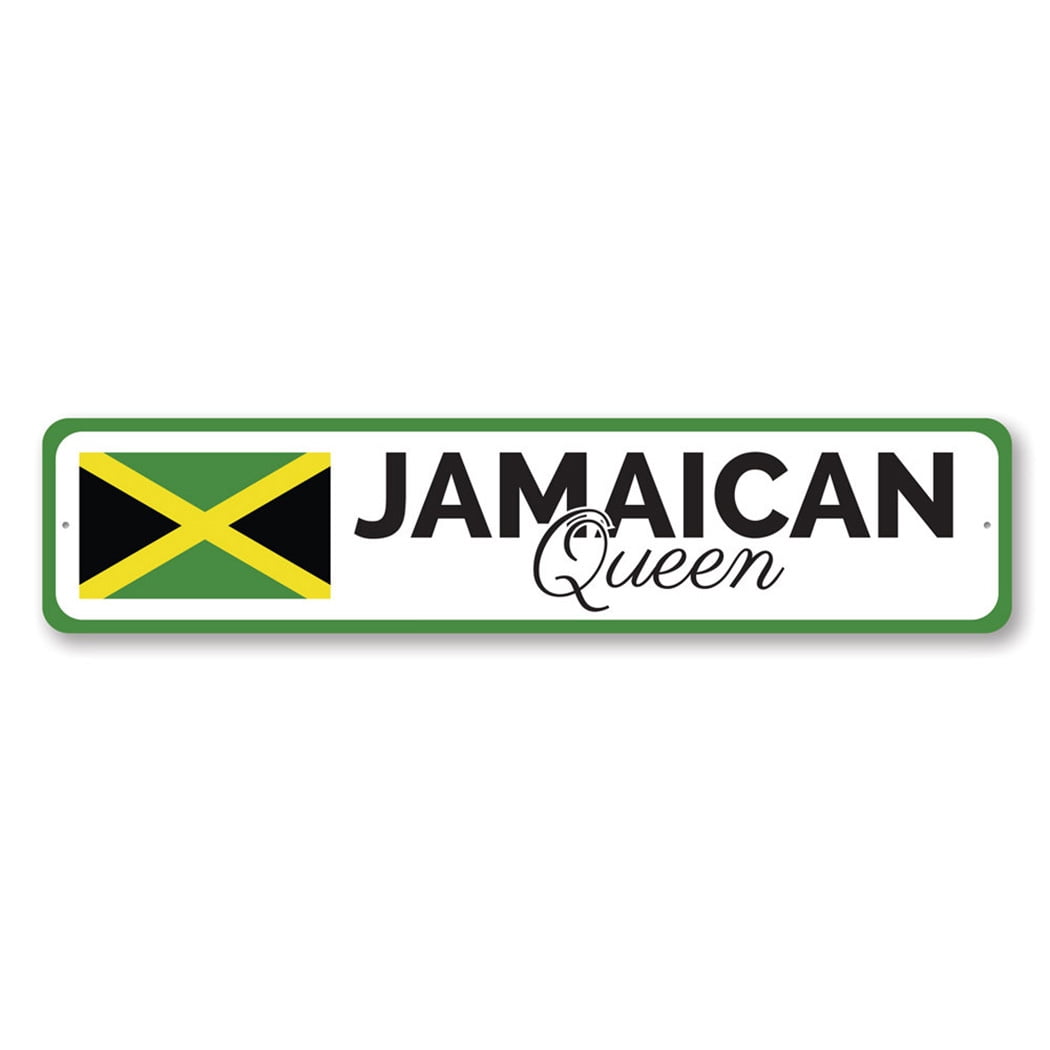Jamaican Queen, Jamaican Sign, Jamaican Flag, Decorative Patriotic ...