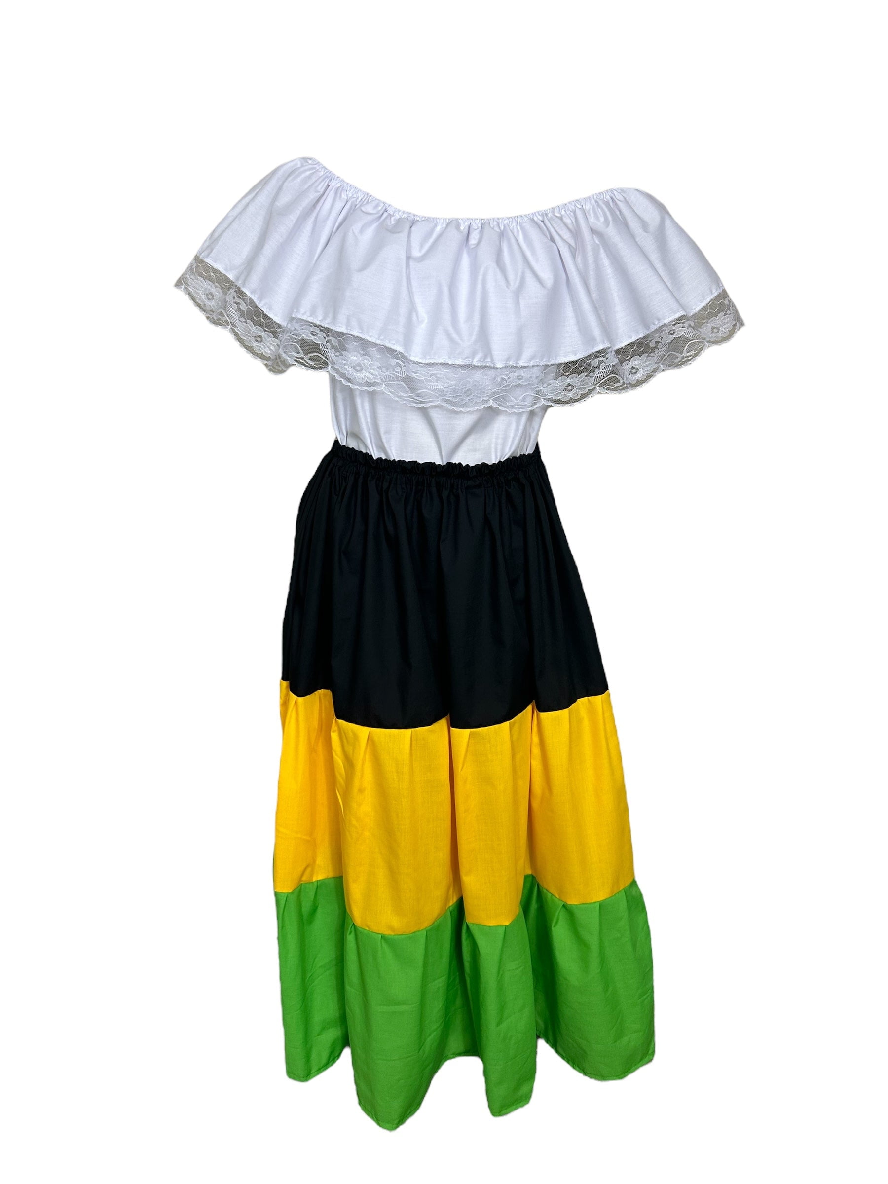 Jamaican Traditional Dress Flag Style - Casual-S / Black - Walmart.com