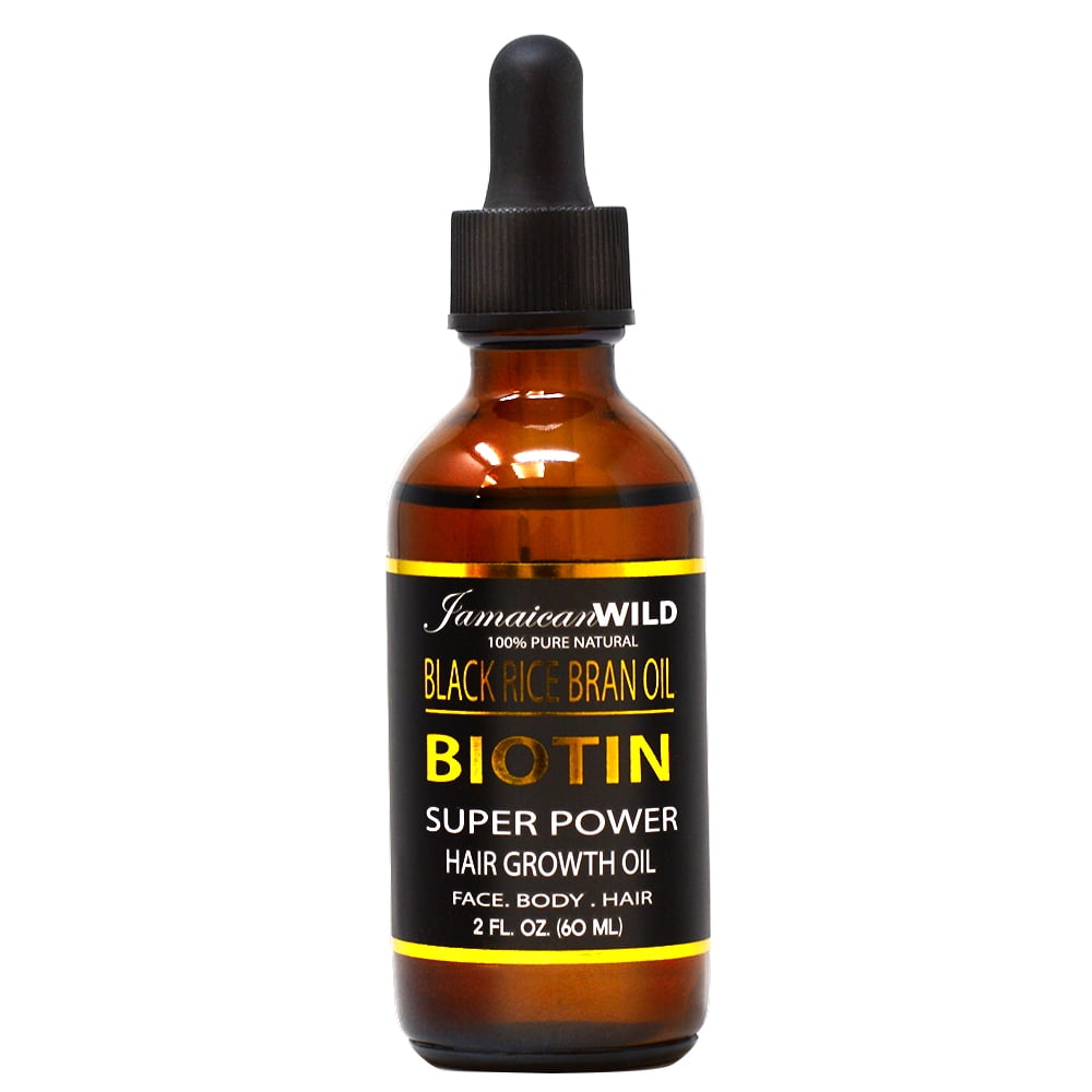 Jamaican Wild Black Rice Biotin Oil 2oz - Walmart.com