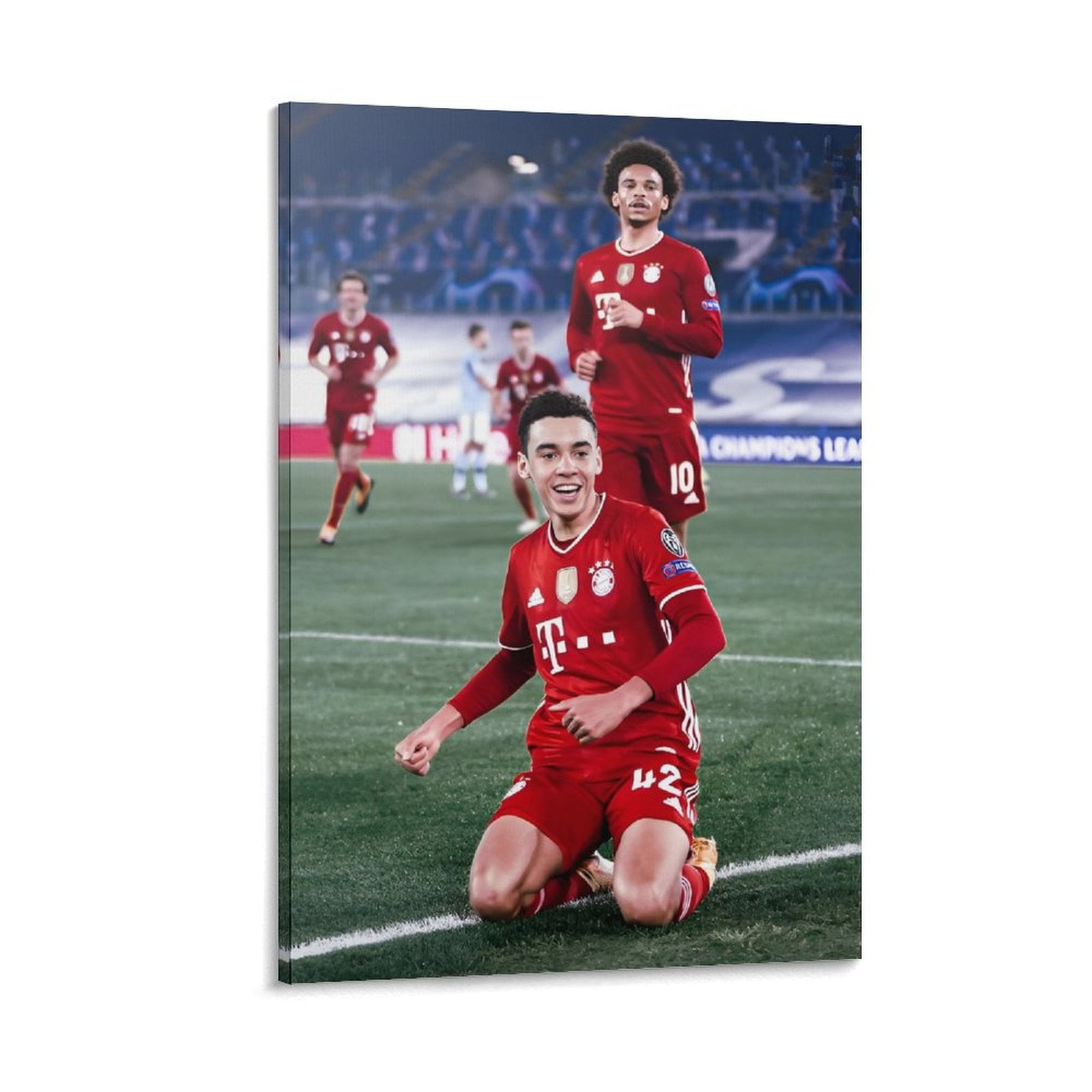 Jamal Musiala Art Football Player Midfield Poster Picture Print Wall ...