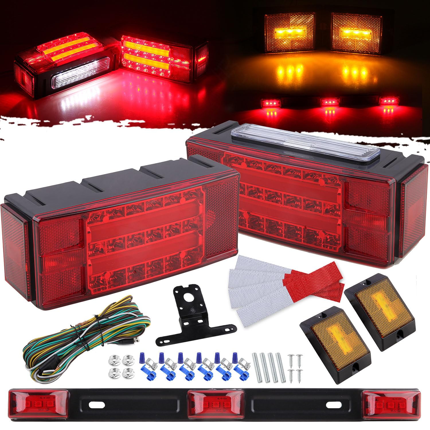 Jamarco 12V Submersible LED SSF20 Boat Trailer Lights LED Stop Brake ...