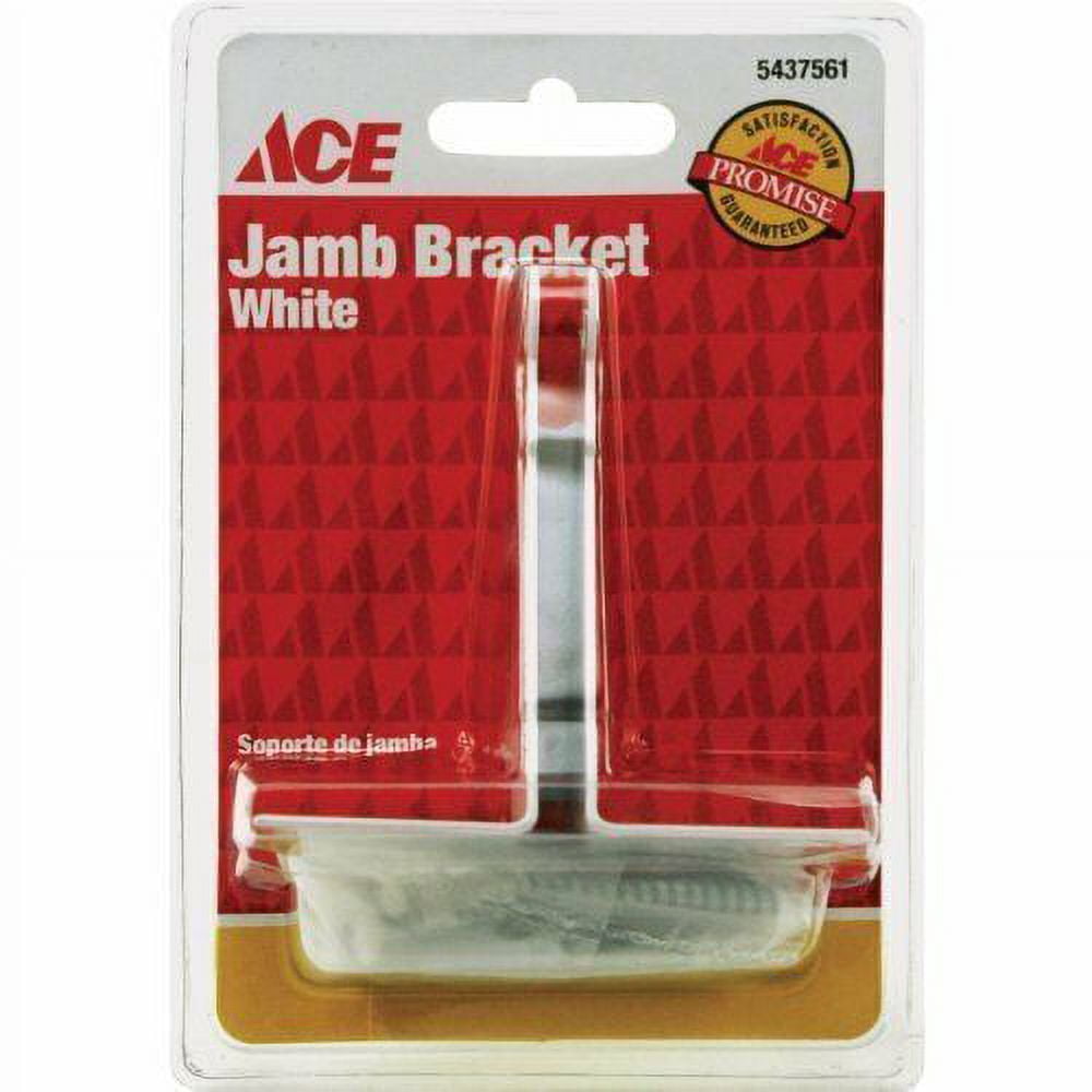 Jamb Bracket White 1 pack - Walmart.com