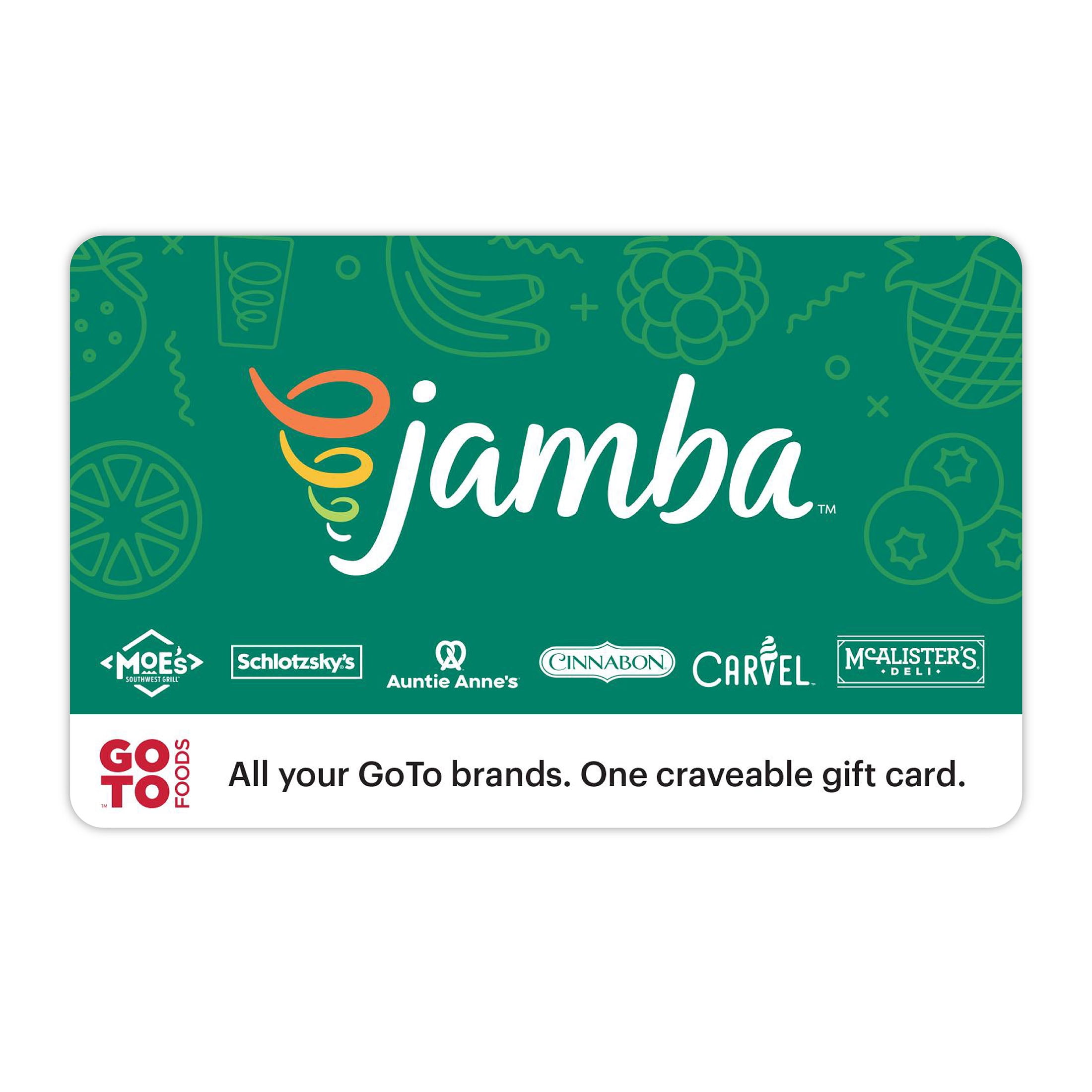 Jamba eGift Card [Email Delivery] - Walmart.com