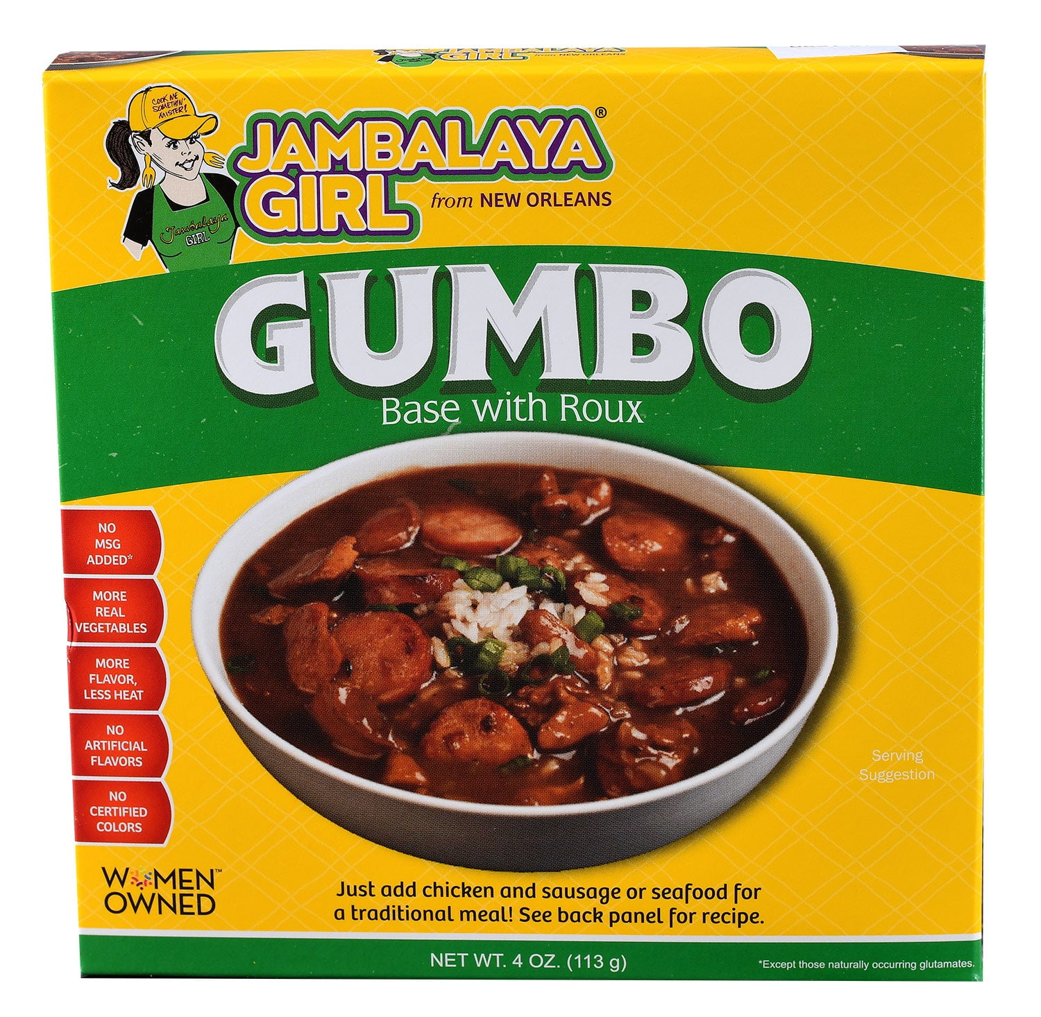 Jambalaya Girl Authentic New Orleans Gumbo Base with Roux, Mild ...