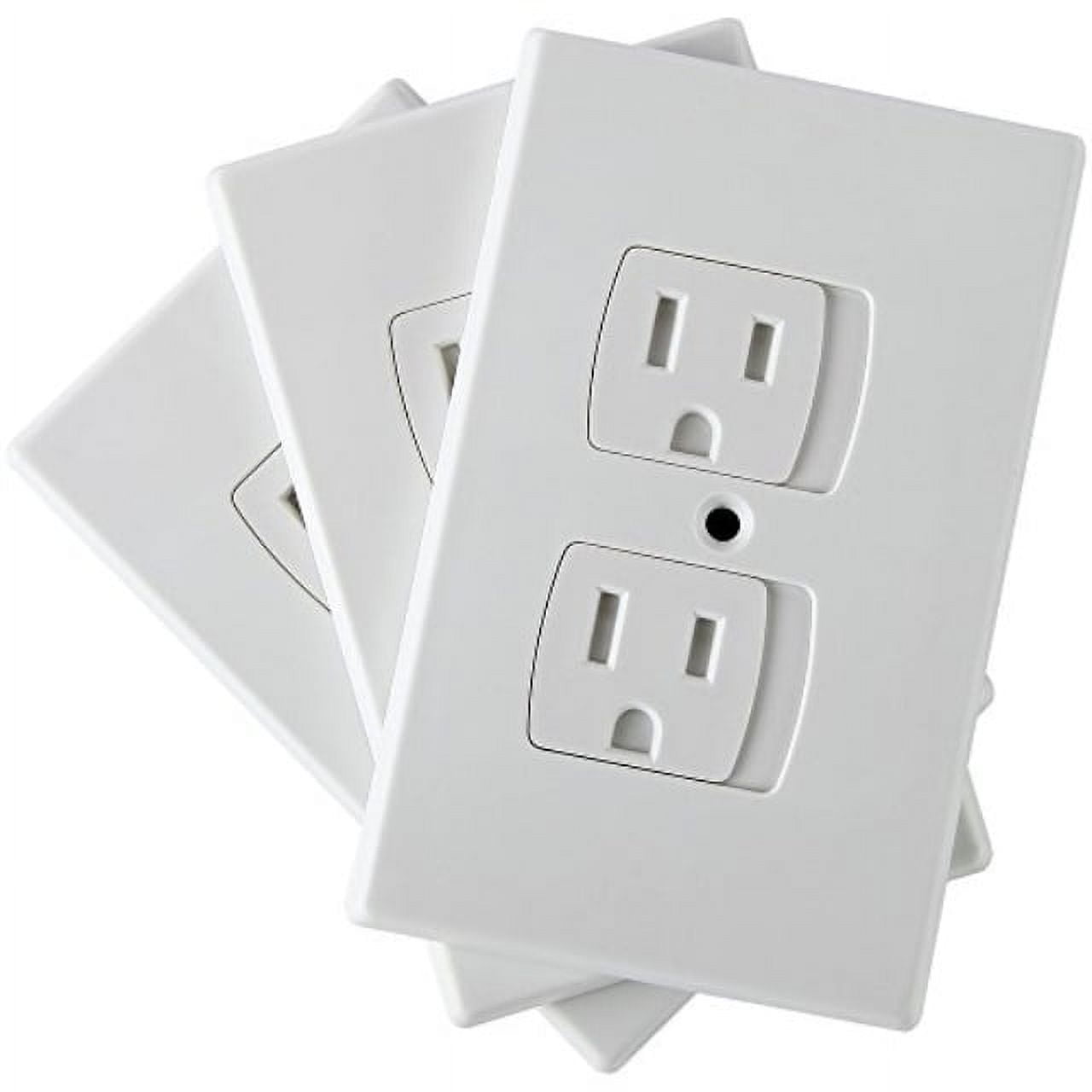 Jambini Self-Closing Outlet Covers - An Alternative to Socket Plugs (3 ...