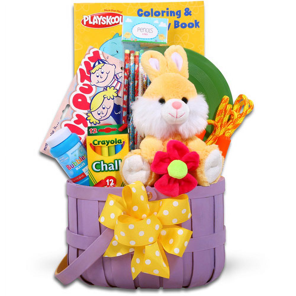 Jamboree Bunny and Art Supplies Easter Basket - Walmart.com