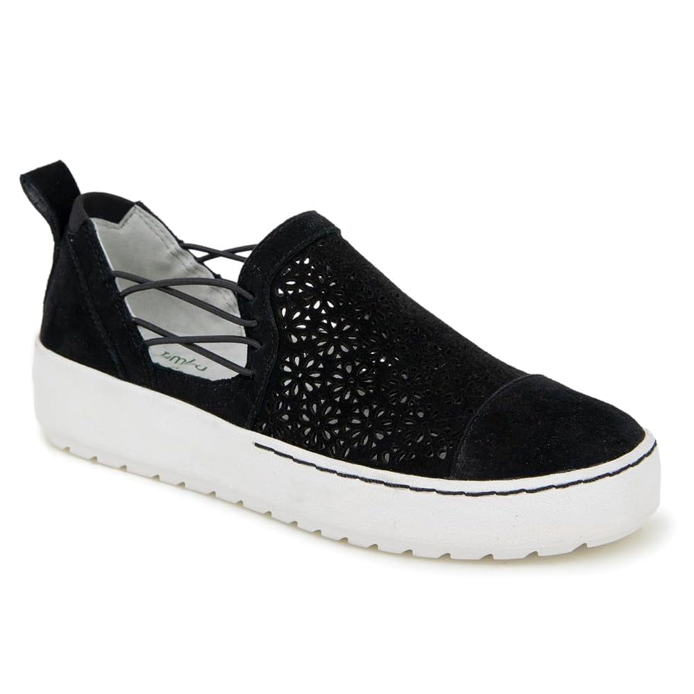 Jambu Women's Erin Slip-On Sneaker Black Solid - J4ERN91 - Walmart.com