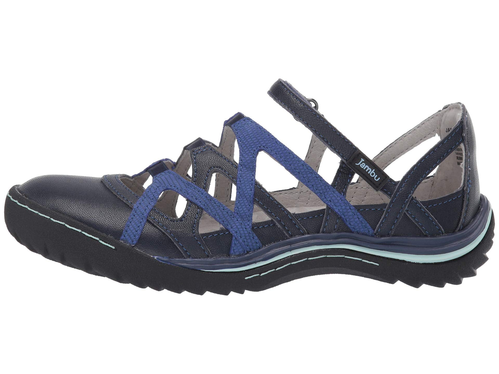 jambu women's tangerine oxford flat, marine blue, 8 m us - Walmart.com