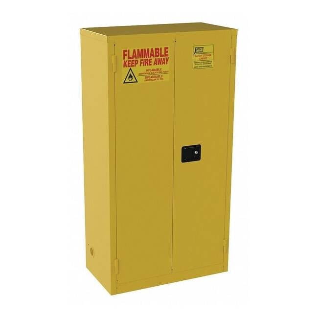 Jamco Flammable Safety Cabinet,44 Gal.,Yellow BM44YP - Walmart.com