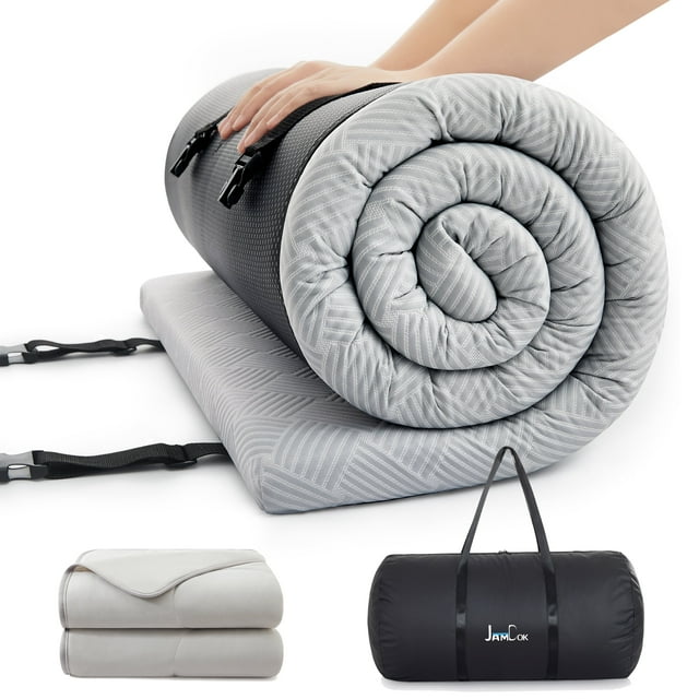 Jamdok Cooling Foam Camping Mattress and Summer Comforter Set for Hot ...