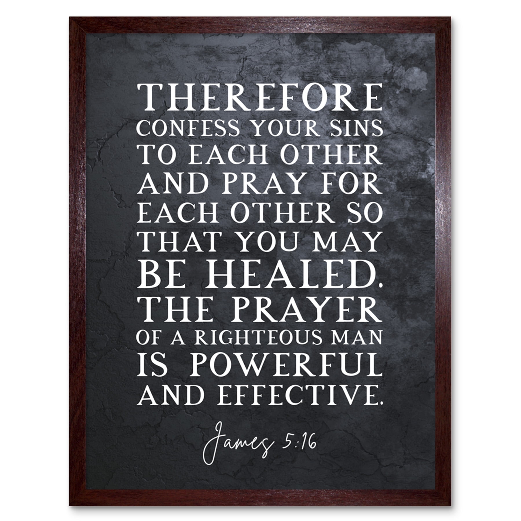 James 5:16 Pray For Each Other So That You May Be Healed Christian ...