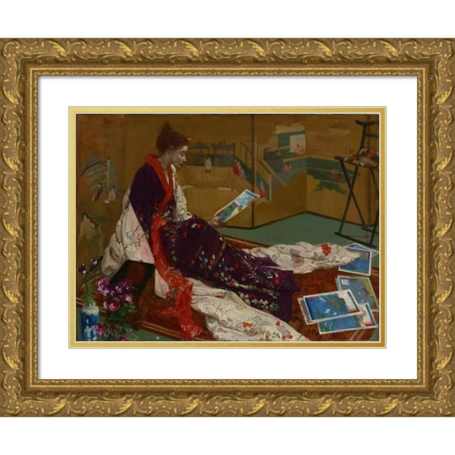 James Abbott McNeill Whistler 24x19 Gold Ornate Framed and Double ...