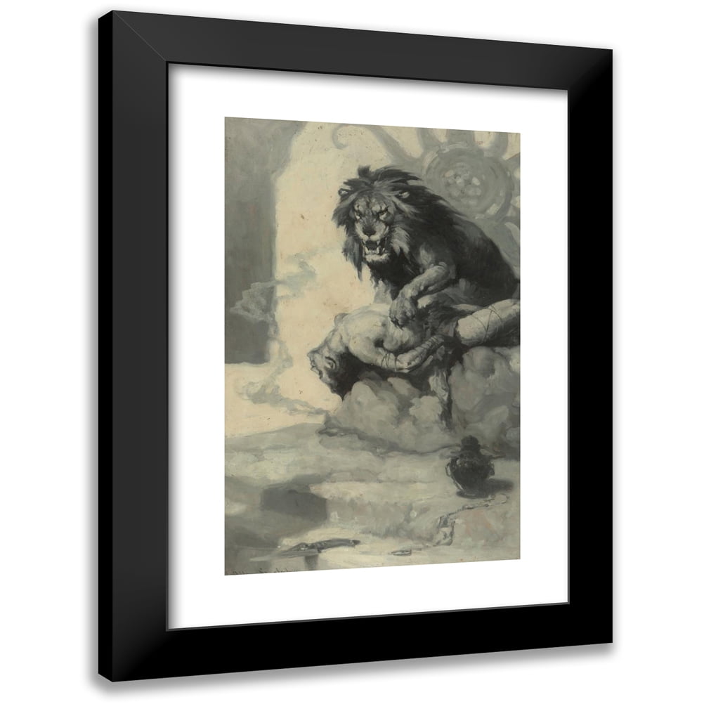 James Allen St. John 13x18 Black Modern Framed Museum Art Print Titled ...