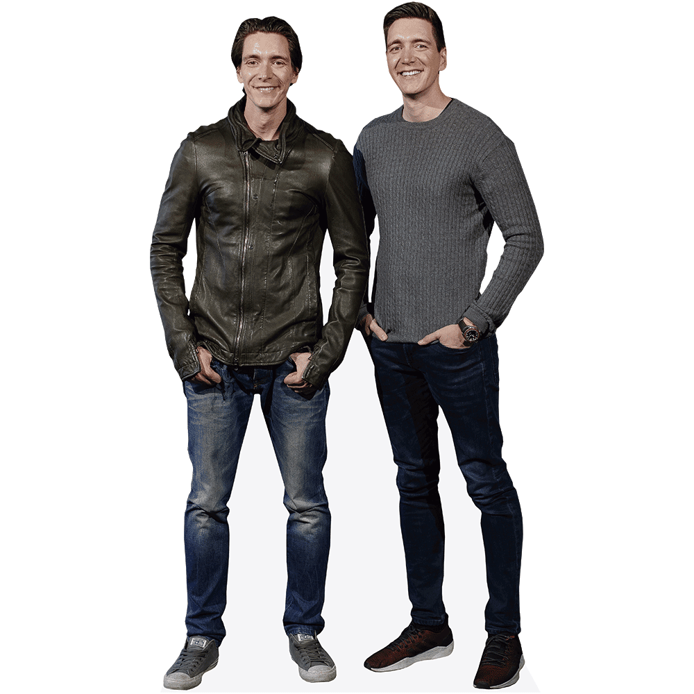 James And Oliver Phelps (Duo) Mini Celebrity Cutout Standee - Walmart.com