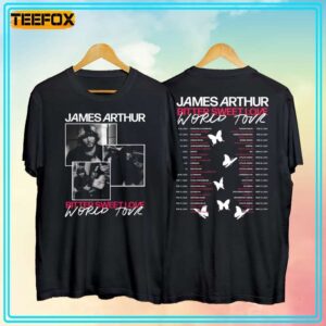 James Arthur Bitter Sweet Love World Tour 2024 Short-Sleeve T-Shirt ...