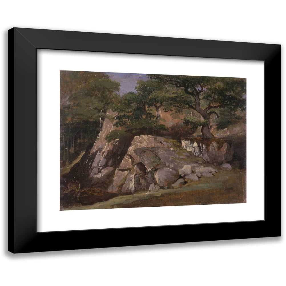 James Arthur O'Connor 24x19 Black Modern Framed Museum Art Print Titled ...