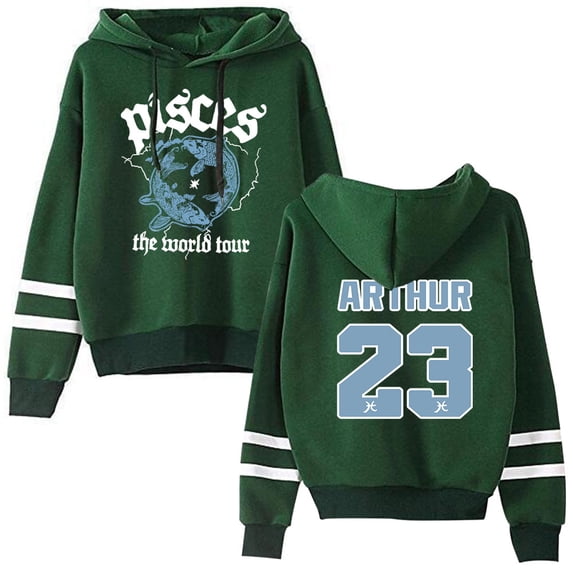 James Arthur merch Pisces World Tour Hockey hooded drawstring ...
