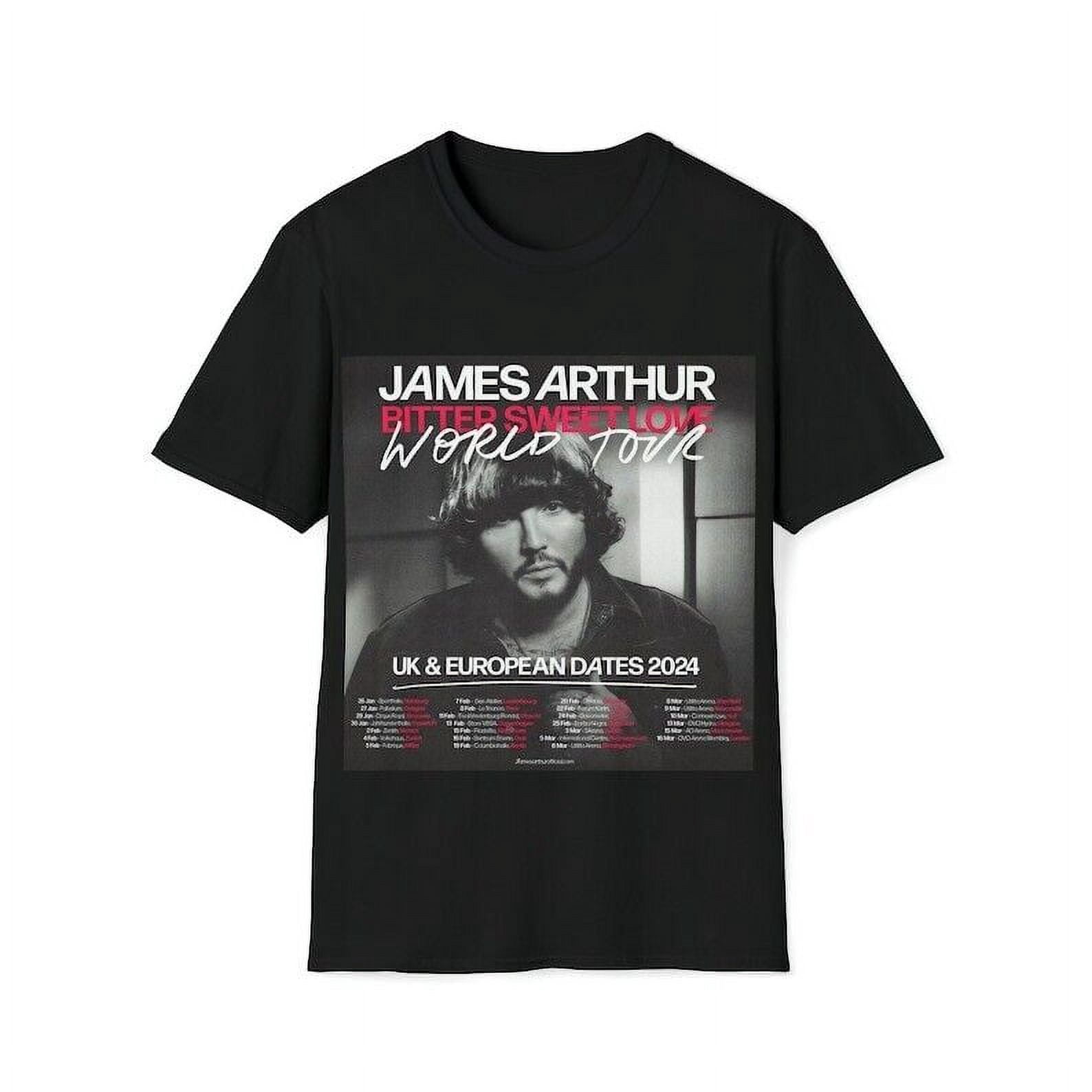 ''James Arthur''' tour 2024 Unisex T-Shirt - Walmart.com