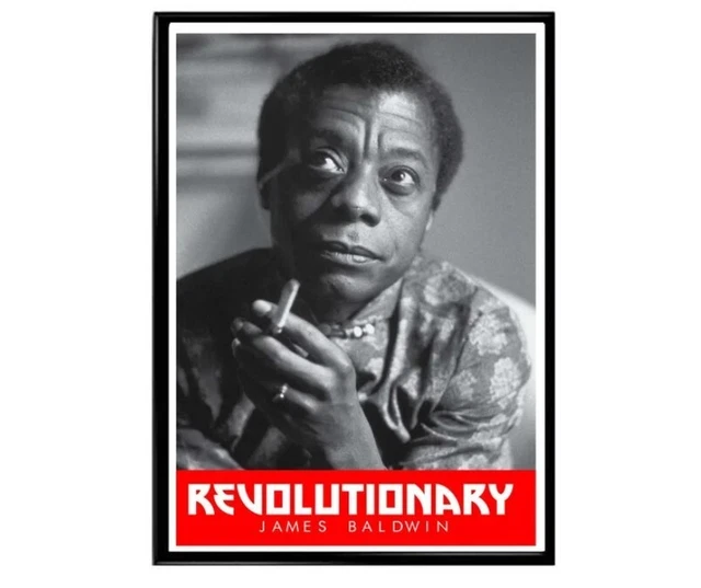 James Baldwin Poster Civil Rights Activist Pop Art Wall Print ...