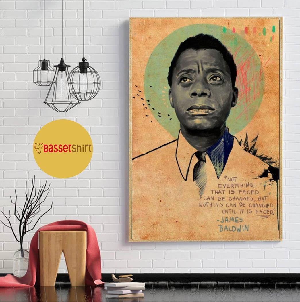 James Baldwin portrait poster 16 x 24 Inch Poster - Walmart.com