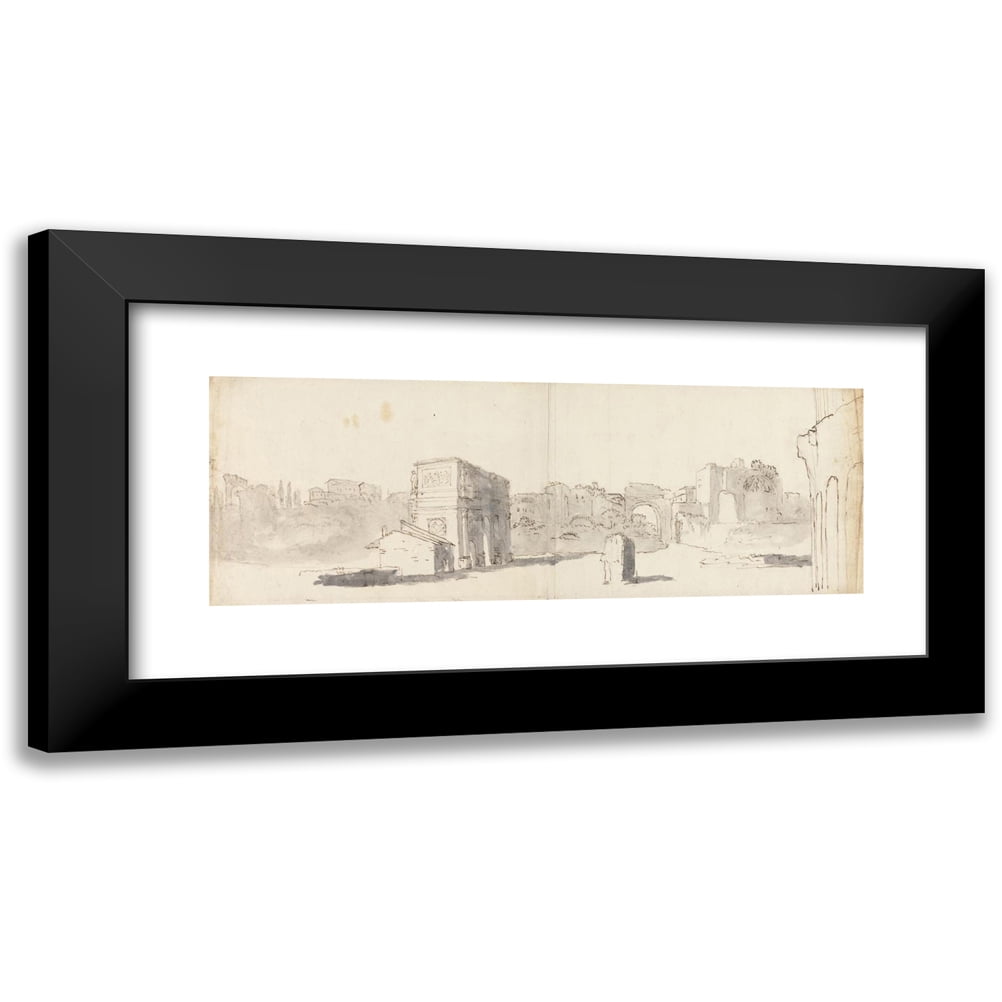 James Barry 24x11 Black Modern Framed Museum Art Print Titled - Rome, a ...