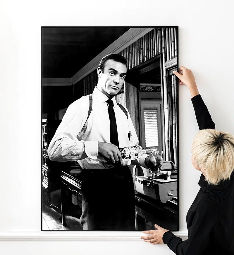 James Bond 007 Sean Connery Poster High Quality Print Photo Wall Art ...