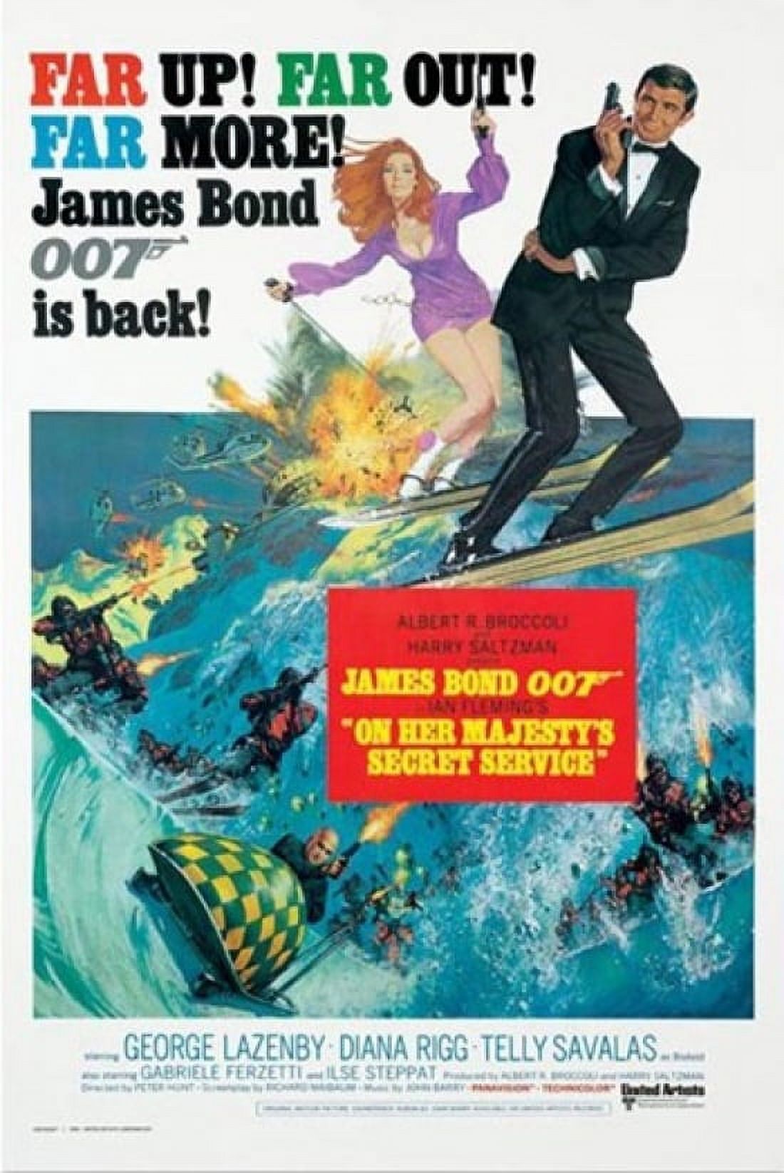 James Bond - On Her Majesty's Secret Service Poster (24 x 36) - Walmart.com