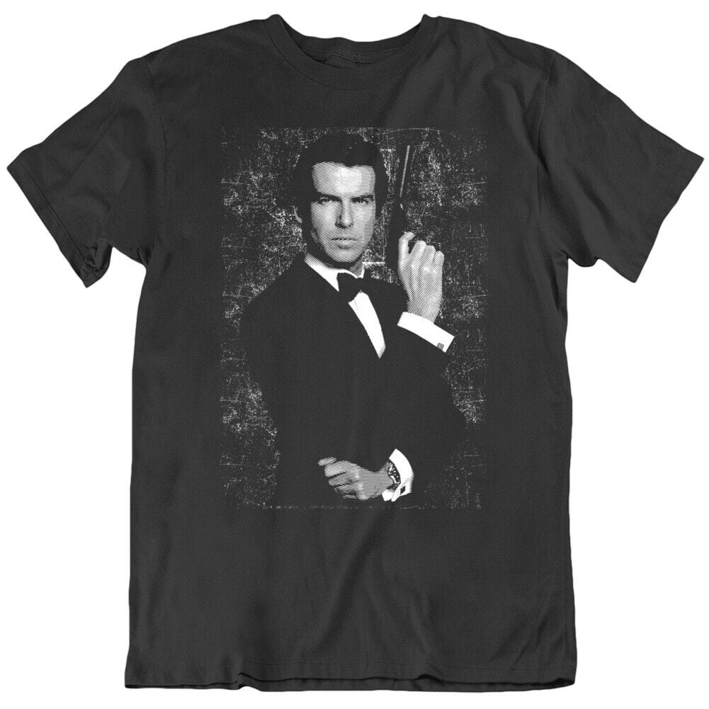 James Bond Pierce Brosnan 90s Movie Oo7 Fan T Shirt - Walmart.com