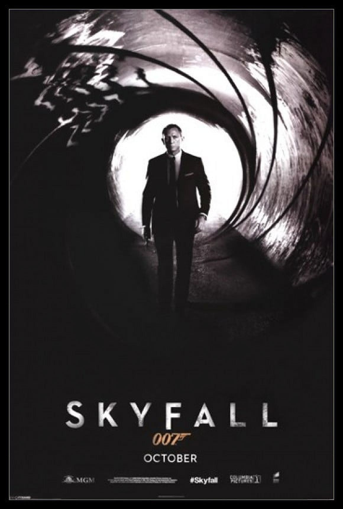 James Bond - Skyfall Teaser Laminated & Framed Poster (24 x 36) - Walmart.com