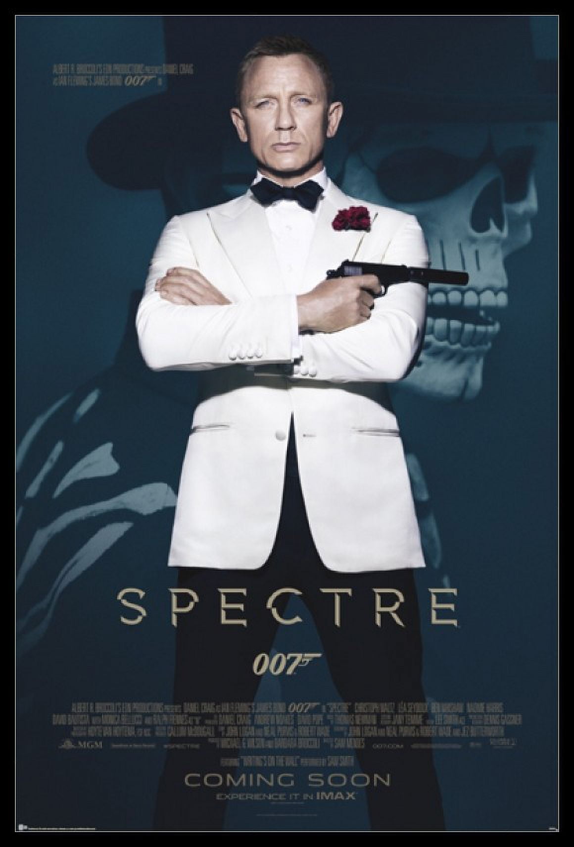 James Bond - Spectre - Skull Laminated & Framed Poster (24 x 36 ...