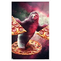 James Booker - Epic Space Sloth Riding On Unicorn Wall Poster, 14.725 ...