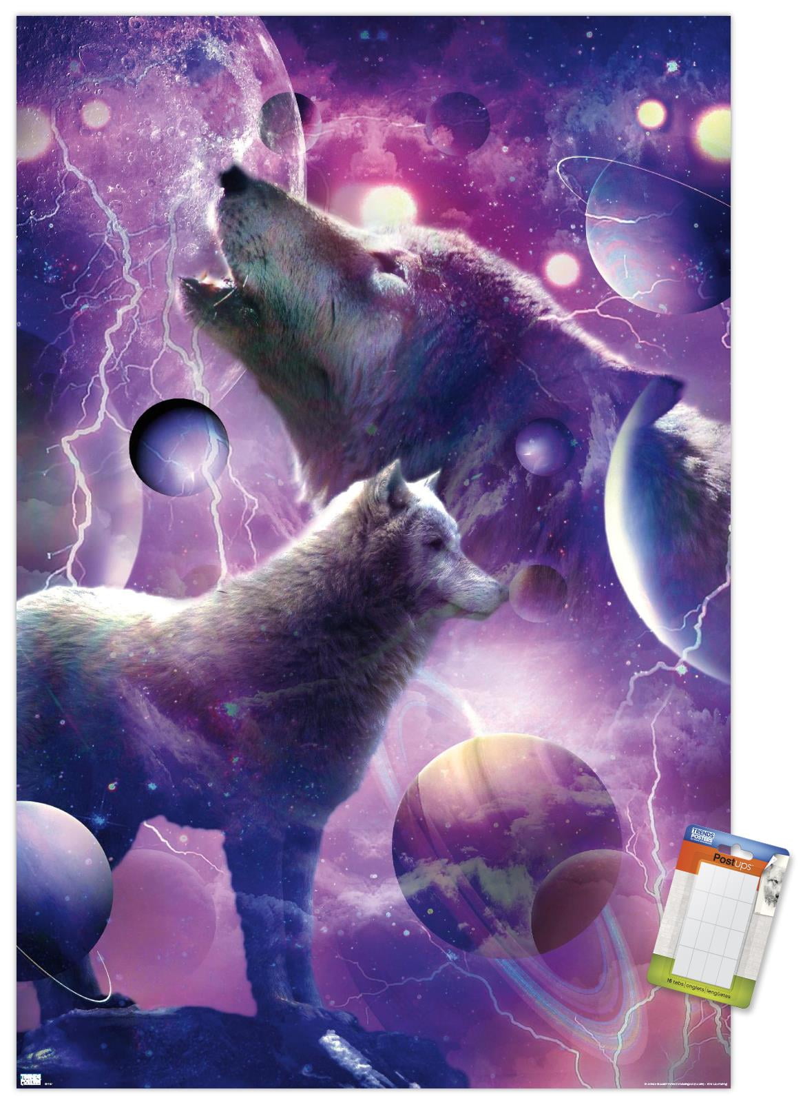 James Booker - Space Wolves Howling Wall Poster, 14.725" x 22.375 ...