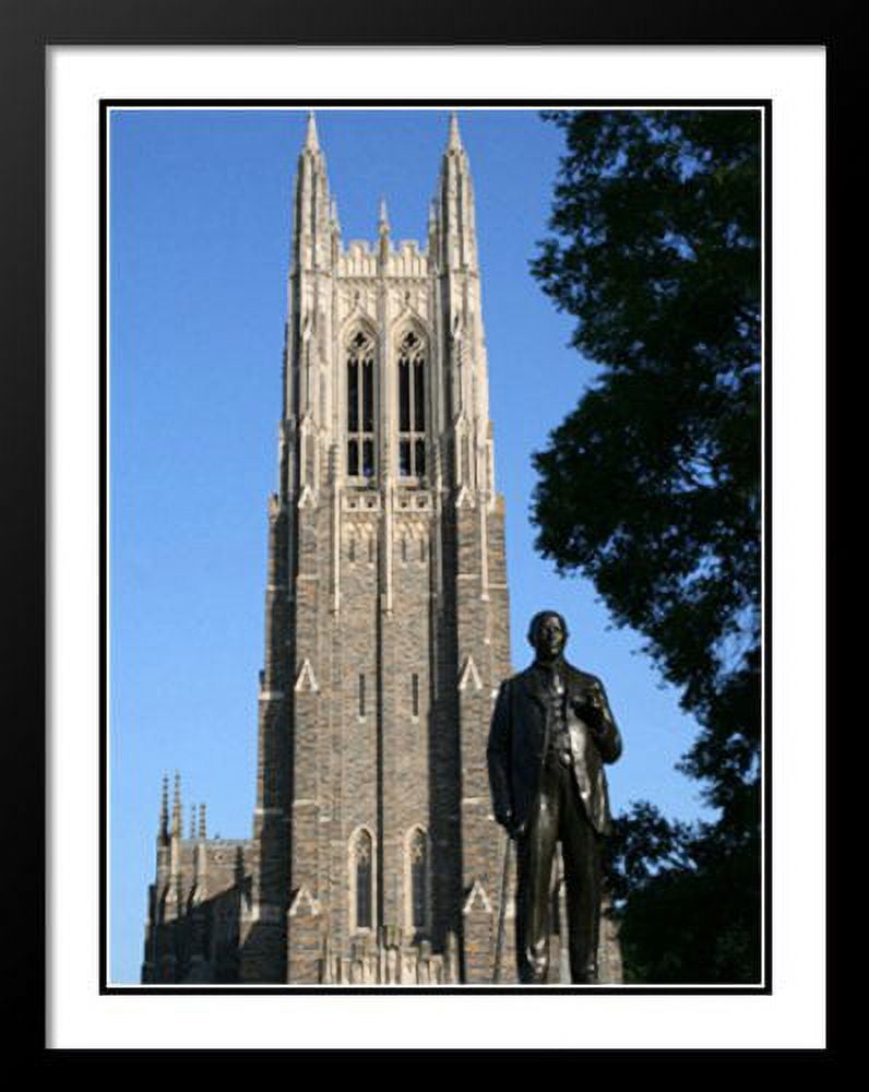 James Buchanan Duke Statue, Duke Chapel 20x23 Framed and Double Matted ...