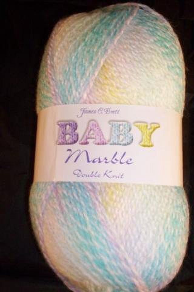 James C Brett 100G Dk Baby Marble Wool Blue Purple White BM2 - Walmart.com