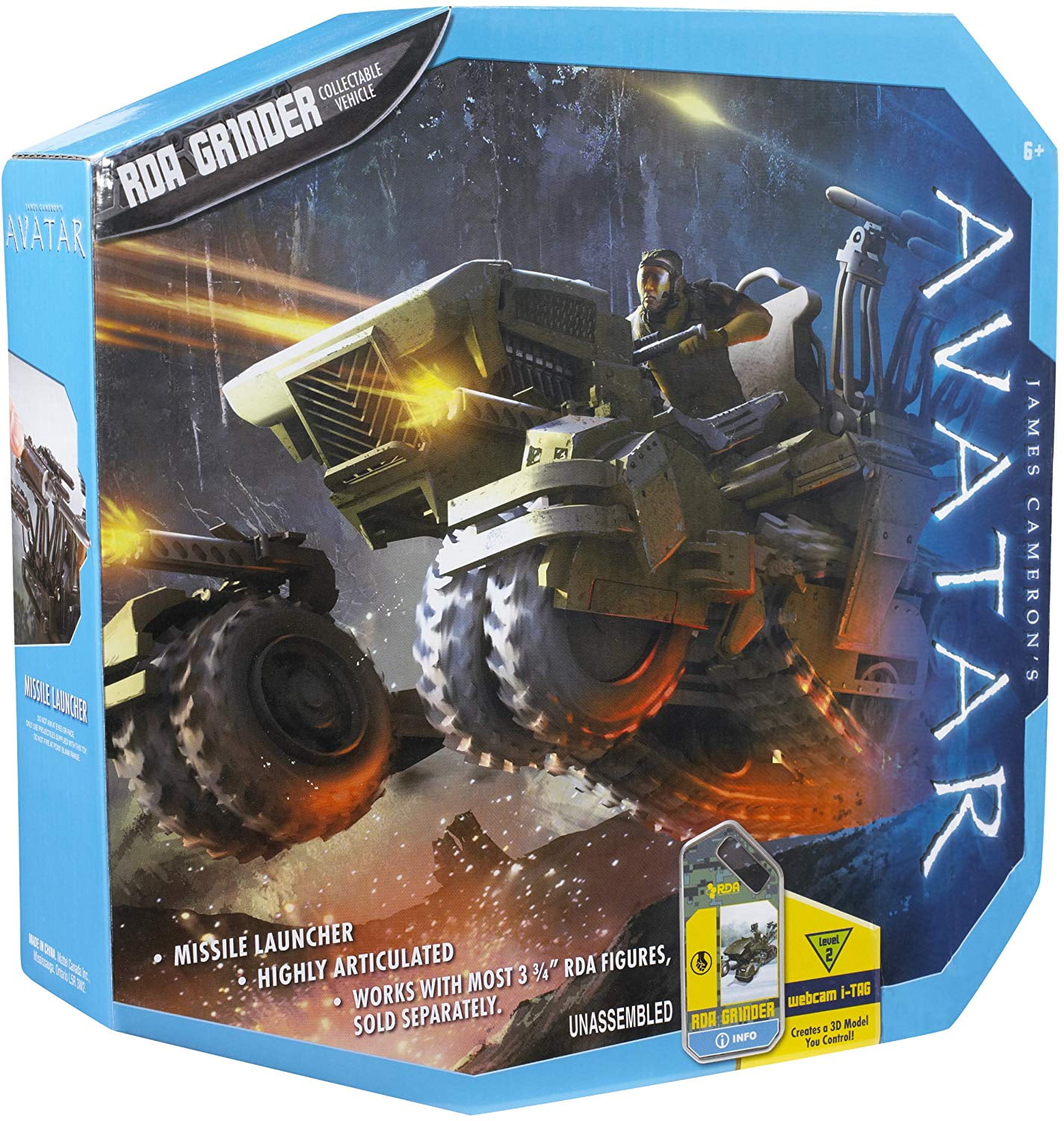 James Cameron's Avatar RDA Combat Grinder Vehicle - Works with most 3. ...