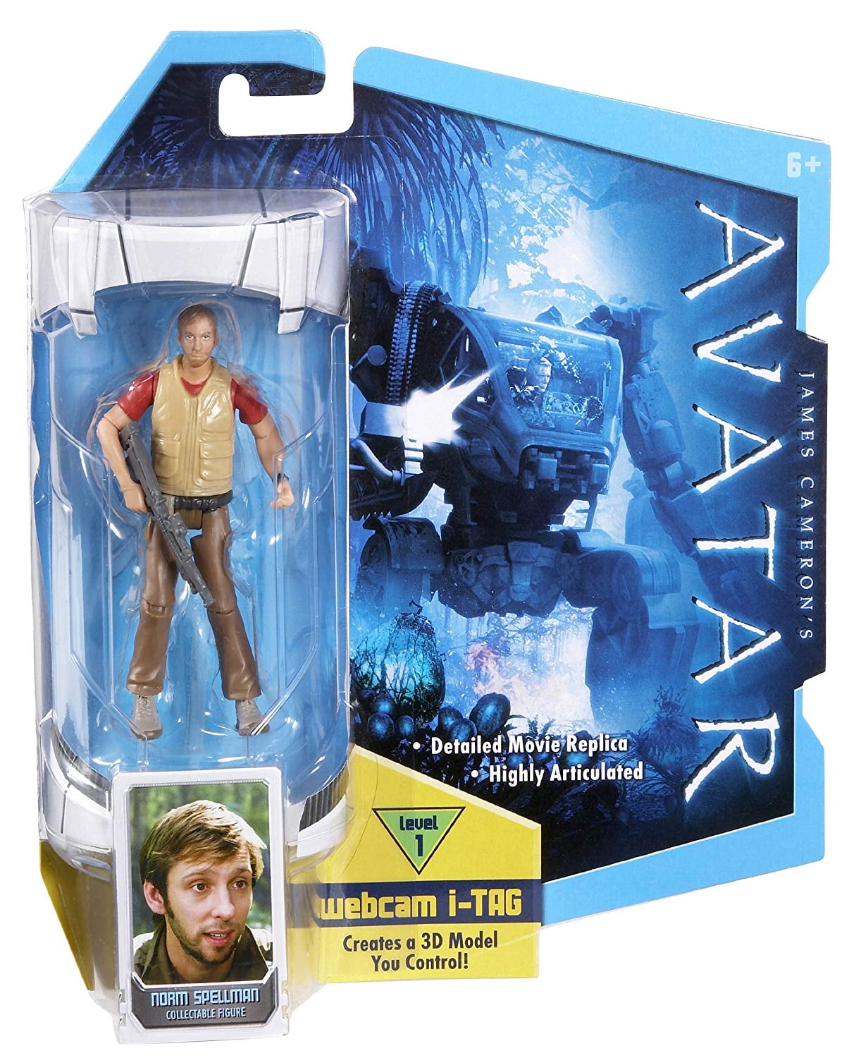 James Cameron's Avatar RDA Norm Spellman 3.75 inch Action Figure ...