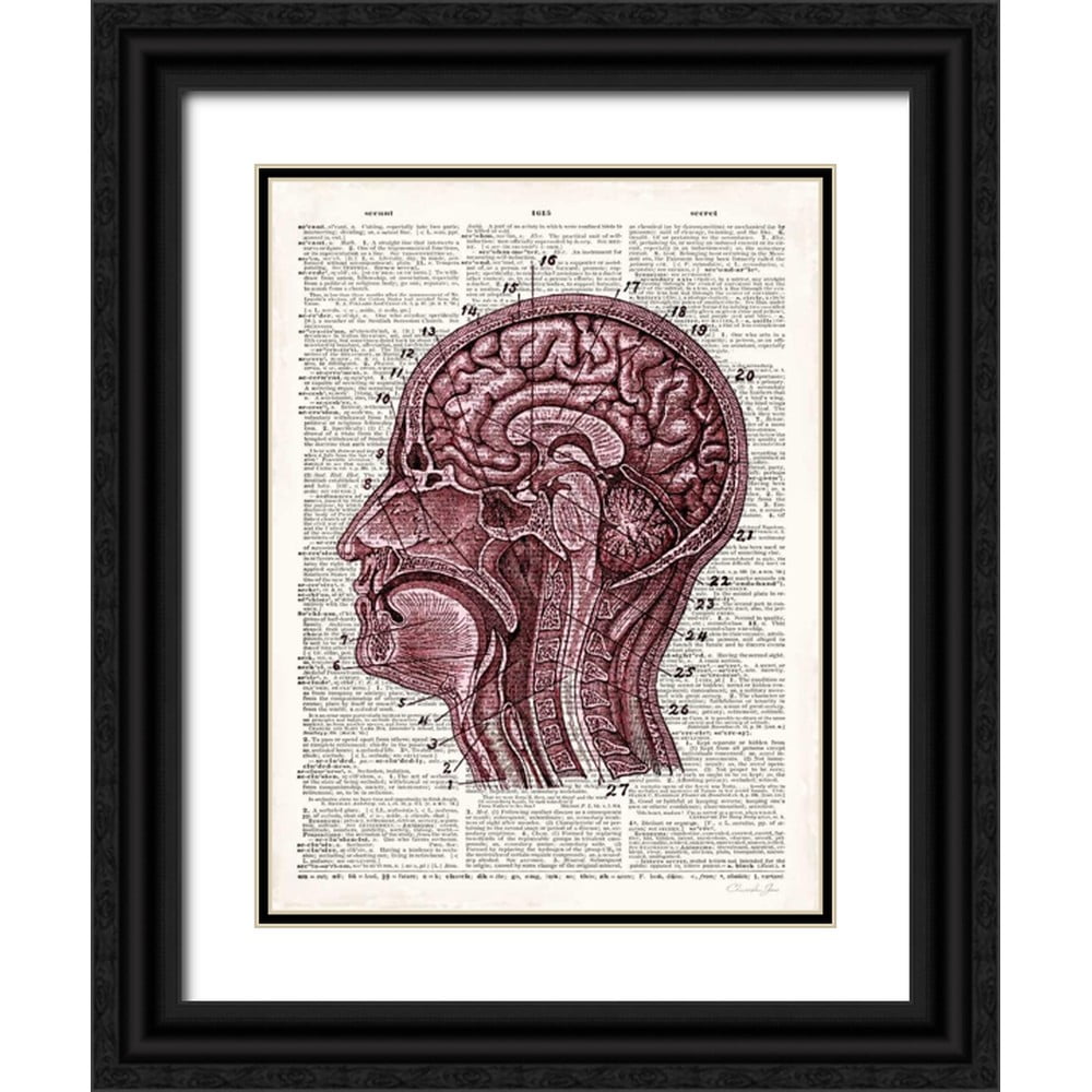 James, Christopher 12x14 Black Ornate Wood Framed with Double Matting ...