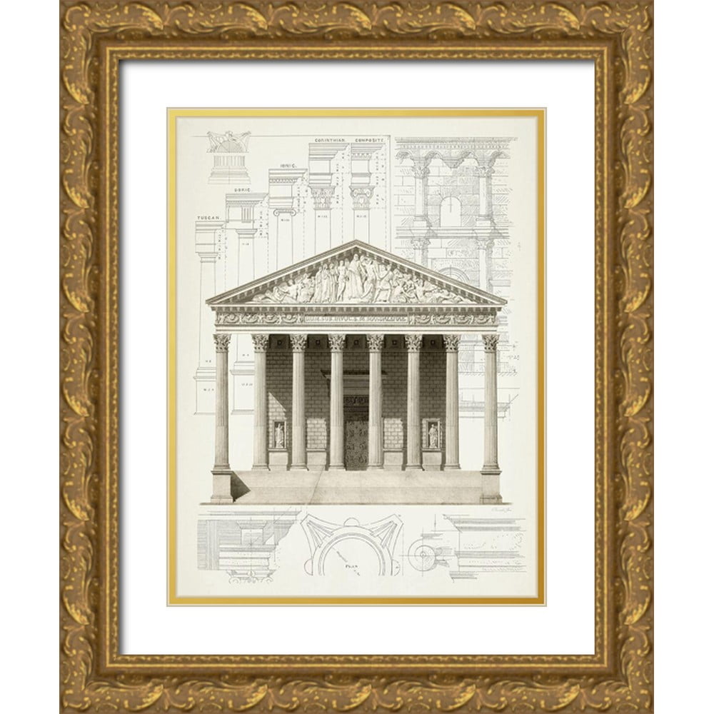 James, Christopher 25x32 Gold Ornate Wood Framed with Double Matting ...