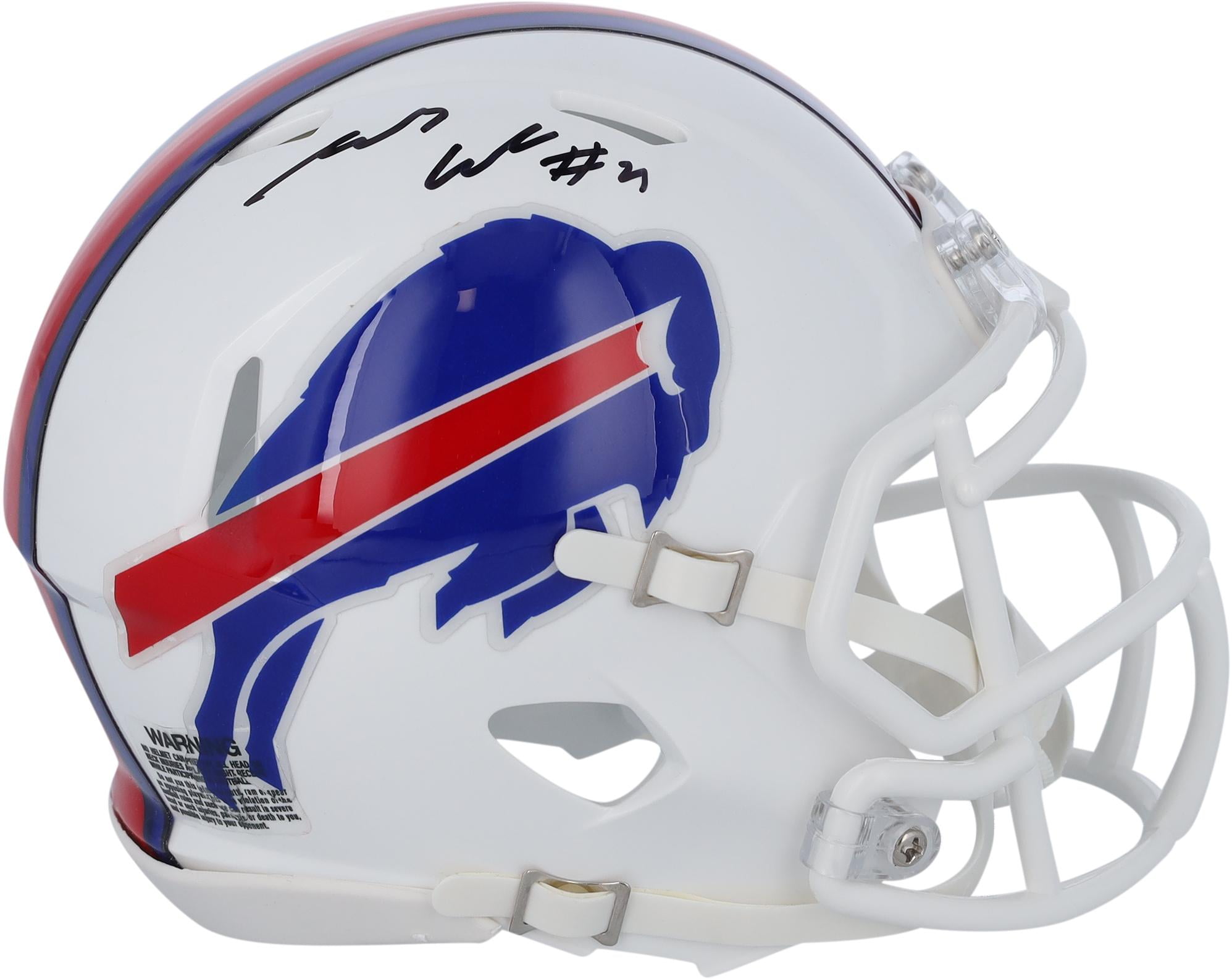 James Cook Buffalo Bills Autographed Riddell Speed Mini Helmet ...