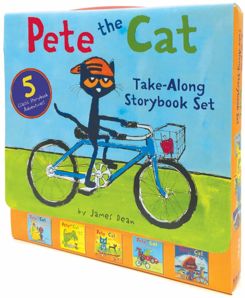Pete the Cat Take-Along Storybook Set: A Box of 5 Books (Paperback ...