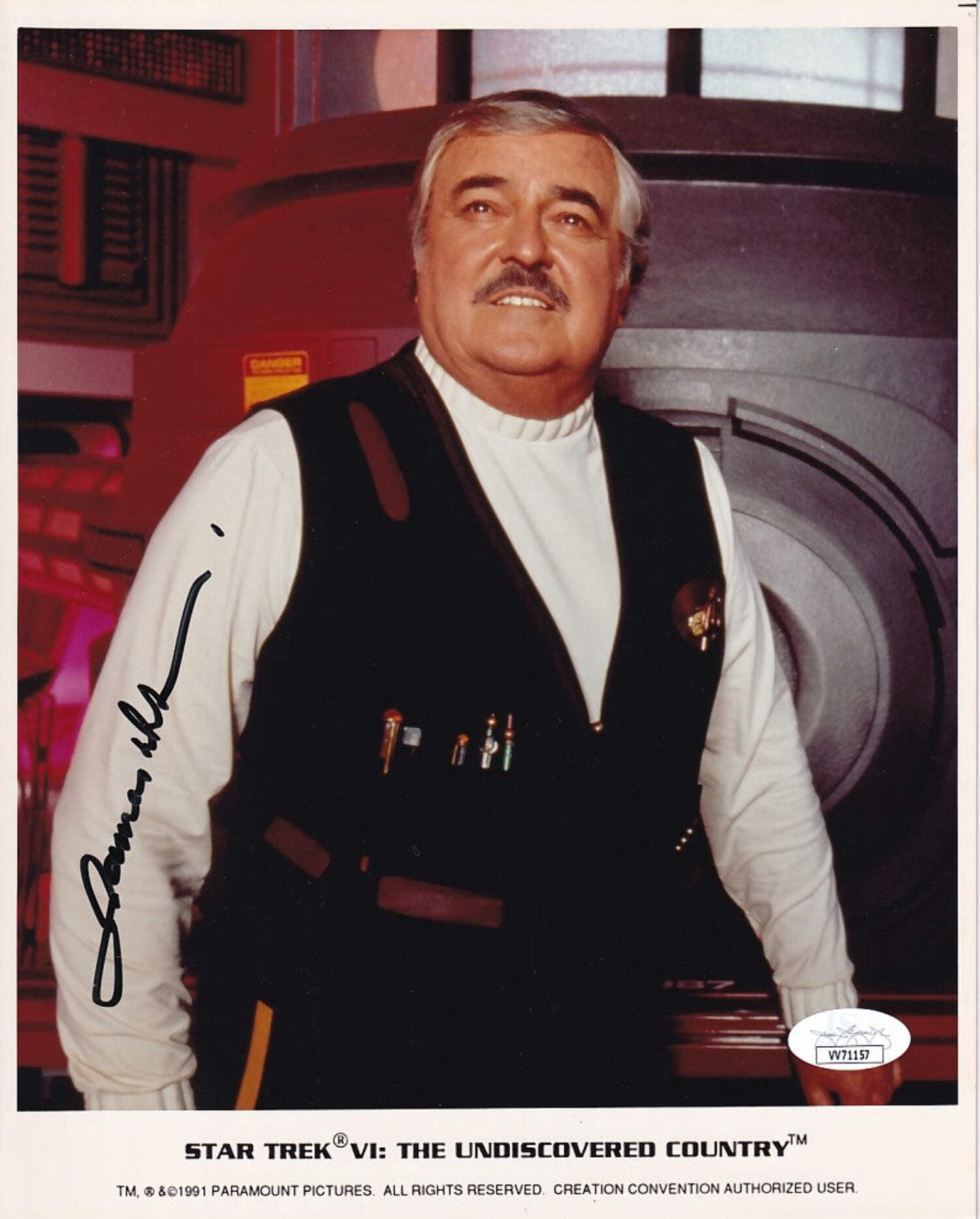 James Doohan autographed Star Trek 6 The Undiscovered Country 8x10 ...