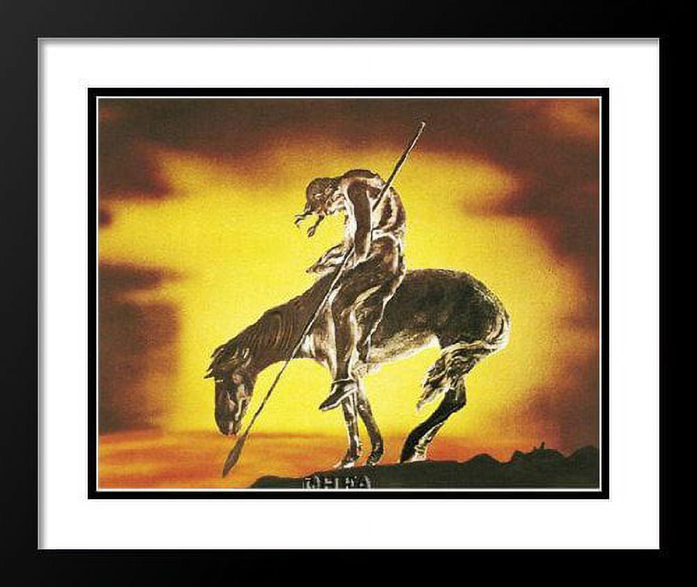 James Earle Fraser Framed and Double Matted Art 25x29 "End Of The Trail ...