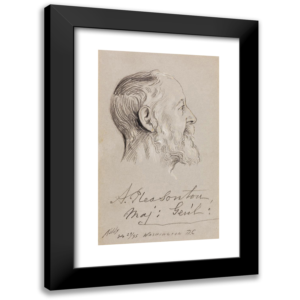 James Edward Kelly 10x14 Black Modern Framed Museum Art Print Titled ...