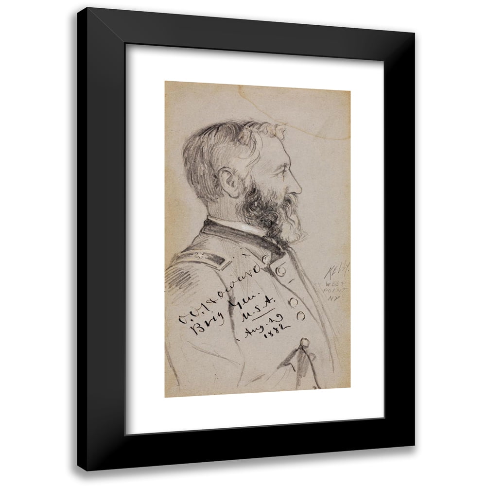 James Edward Kelly 12x18 Black Modern Framed Museum Art Print Titled ...